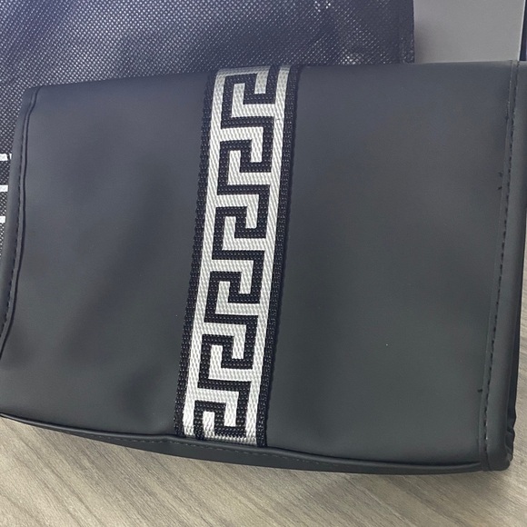 Versace | Bags | Versace Fragrances Black Travel Toiletry Bag Nwot ...